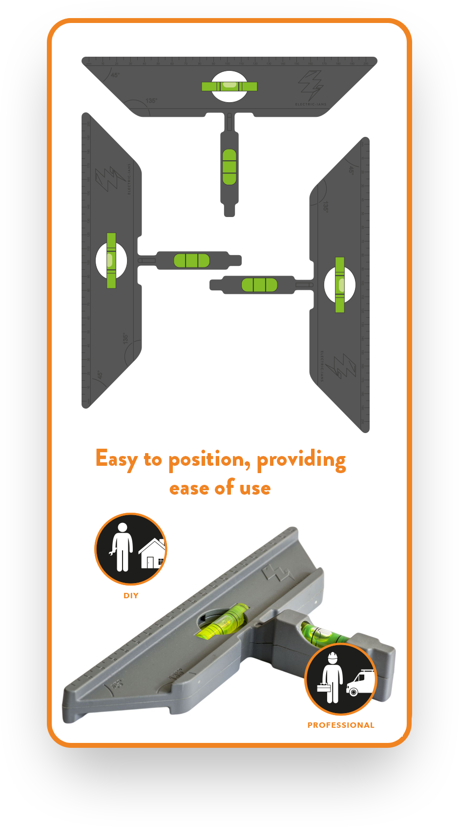 T-Spirit® - Revolutionary multipurpose 2-way spirit level by Electric ...
